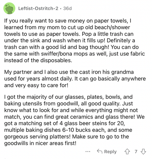 Best 'Buy Once, Use For A Lifetime' Purchases, According to Redditors