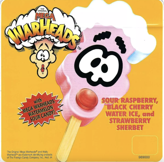 Ice Cream Truck Menu 90s That's Right Folks, The Largest Selection In