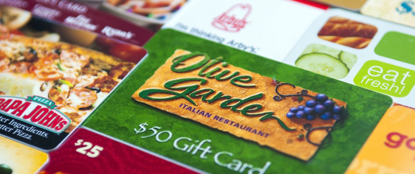 Restaurant gift card deals store