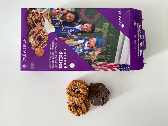 Girl Scout Cookies Samoas Vs Caramel Delites