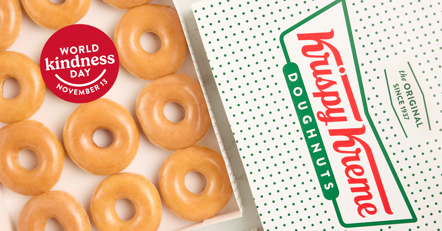 Krispy Kreme Is Giving Away Free Donuts on November 13 for World ... Krispy Kreme Is Giving Away Free Donuts on November 13 for World ...